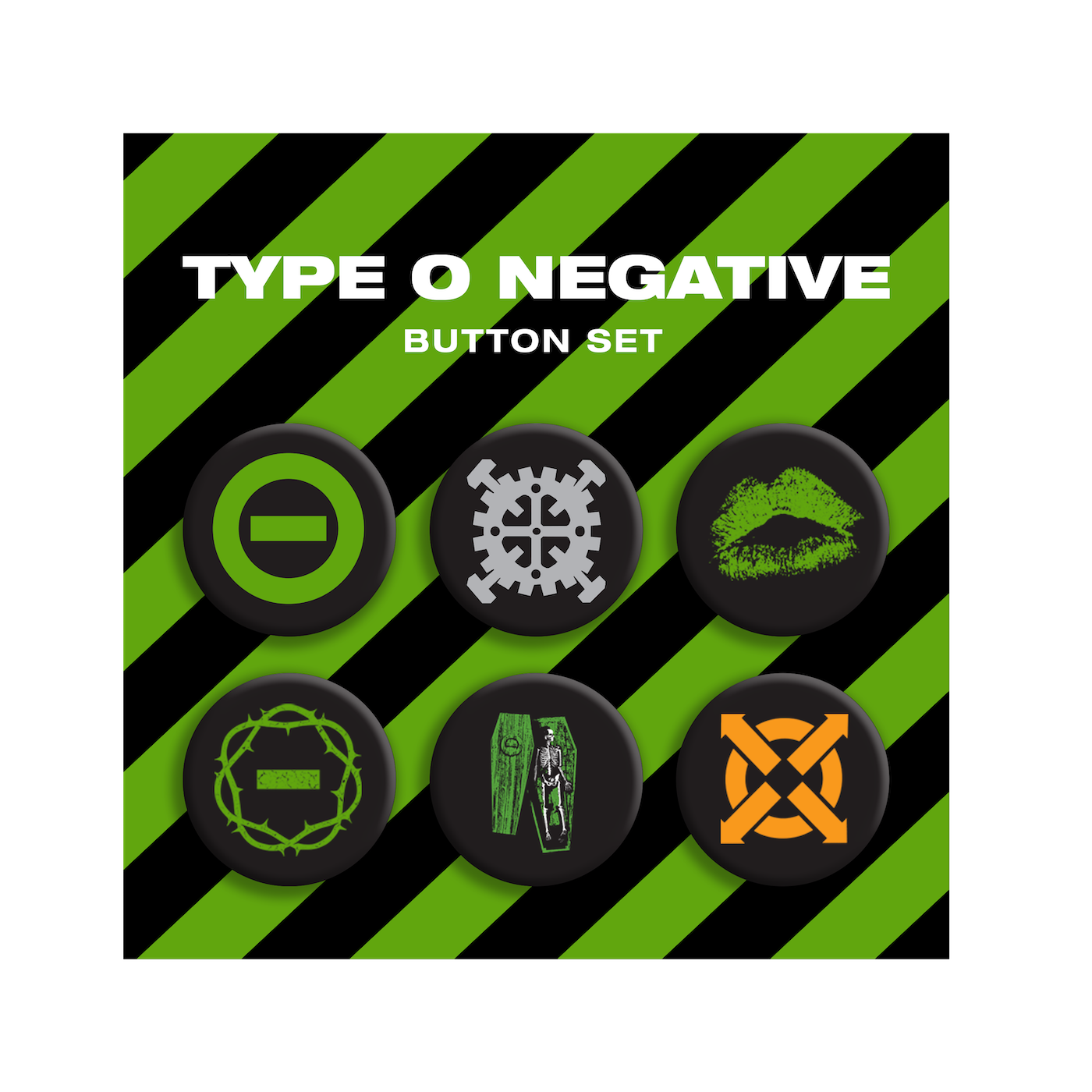 Icons Button Set – Type O Negative