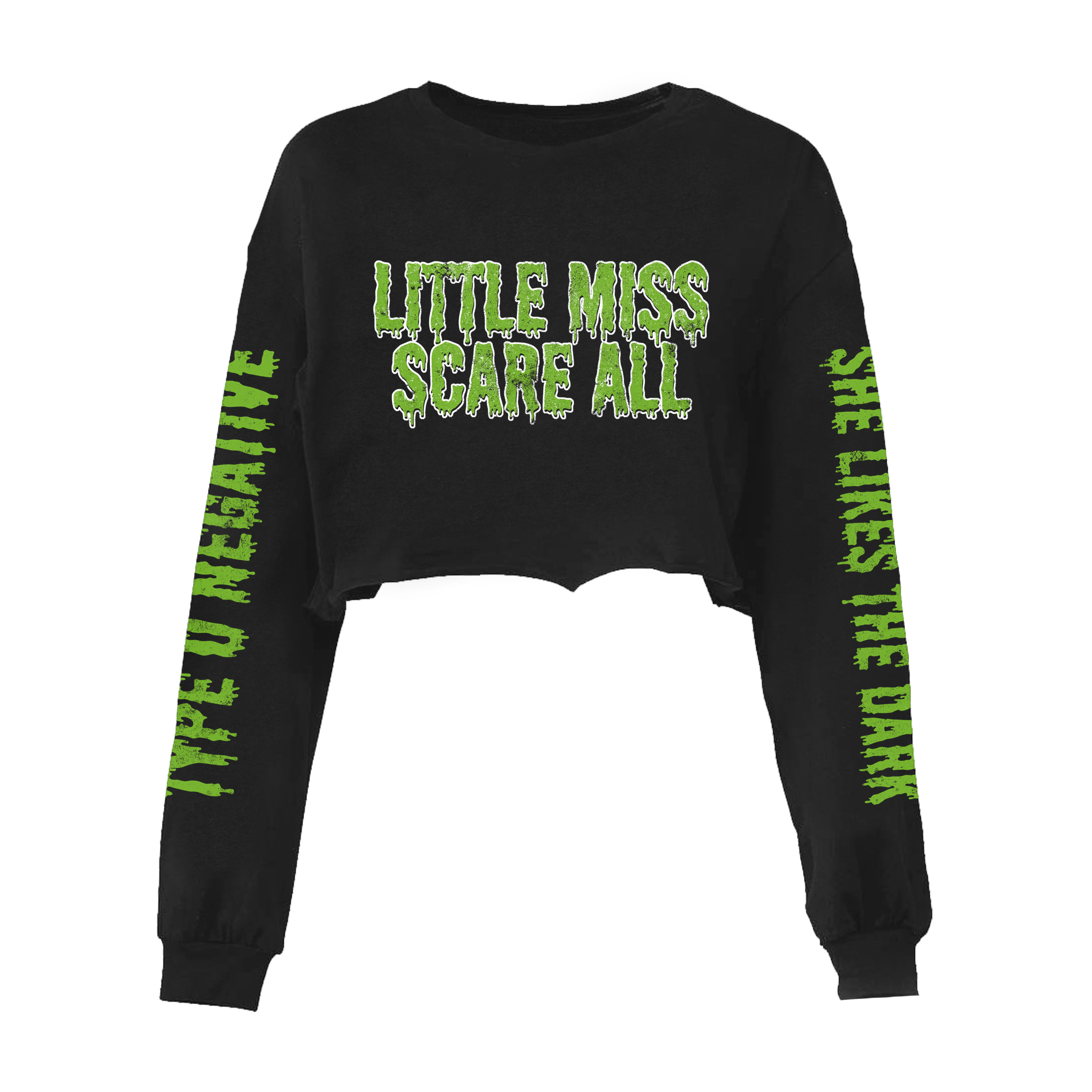Little Miss Scare All Cropped Long Sleeve – Type O Negative